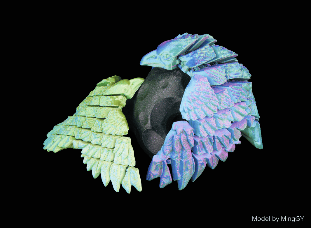 Numakers Tri-Color Silk PLA Filament